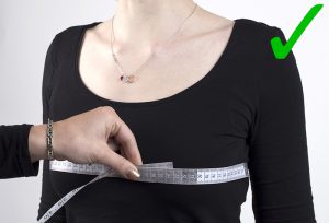 correct way to measure your bust - Contrado Blog